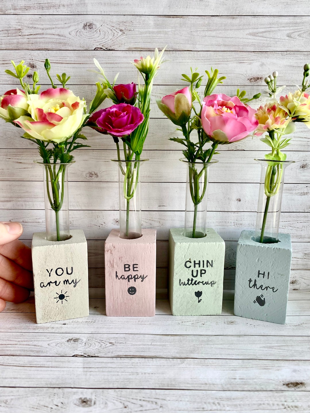 Bud Vase, Magnetic Flower Vase, Mini Vase, Home Decoration - Etsy