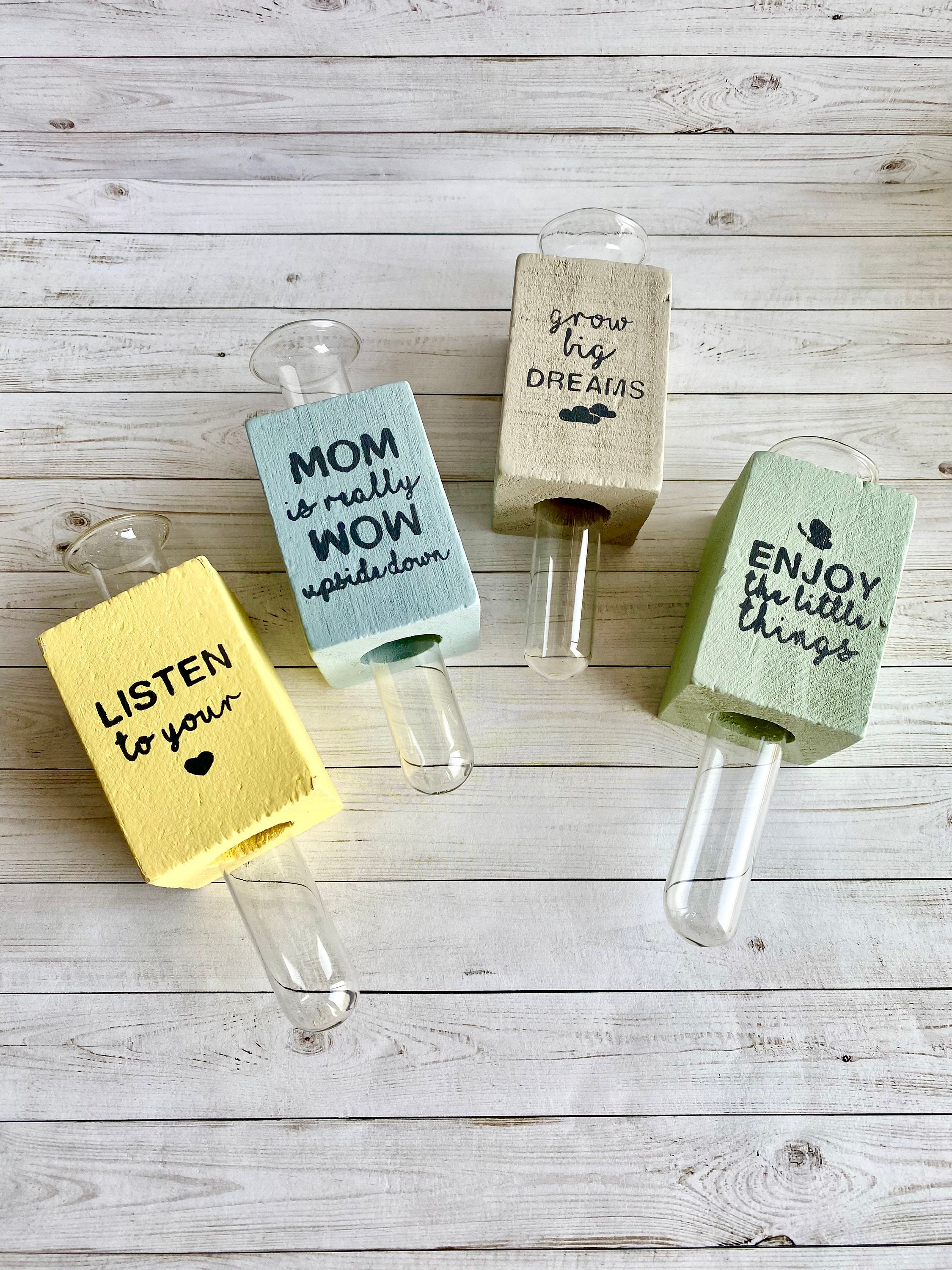 Bud Vase, Magnetic Flower Vase, Mini Flower Vase, Home Decoration - Etsy