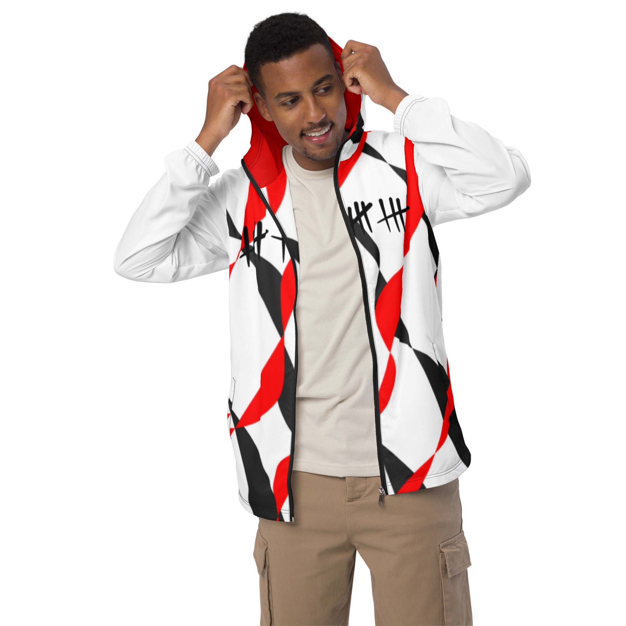 RWB Men’s Windbreaker - Etsy