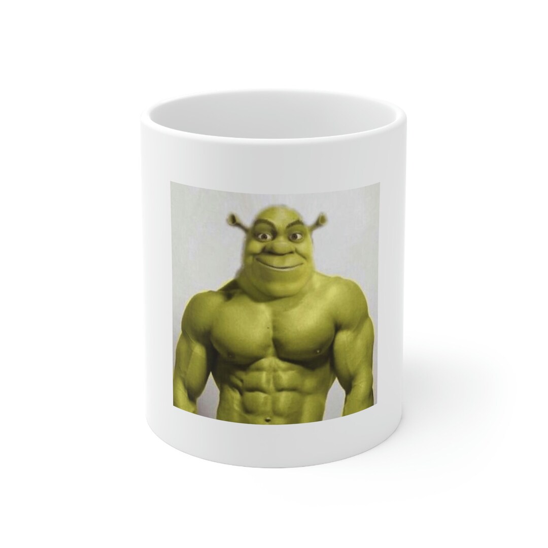Buff Shrek Ceramic Mug - Etsy New Zealand