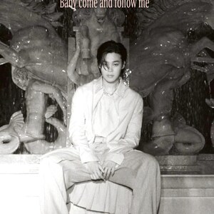 BTS Jimin Postcard Like Crazy Lyrics Fountain Lyrics Bangtan Mail Gift ...