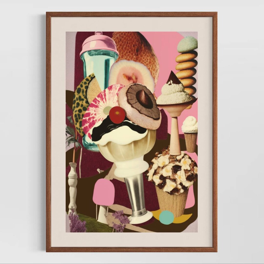 Trippy Mushroom Shake Wall Art, Instant Download Print - Etsy