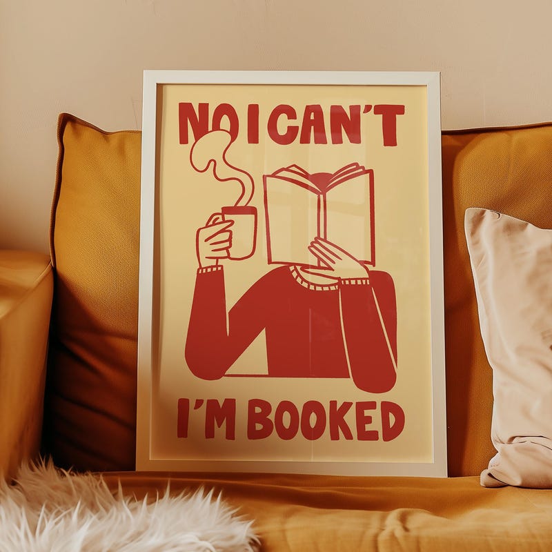 Im Reading Poster - Etsy UK