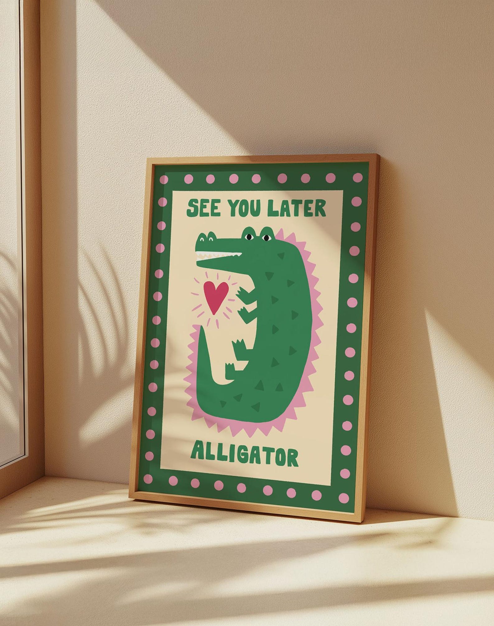 See You Later Alligator Print, Entryway Decor, Kids Room Art, Nursery ...