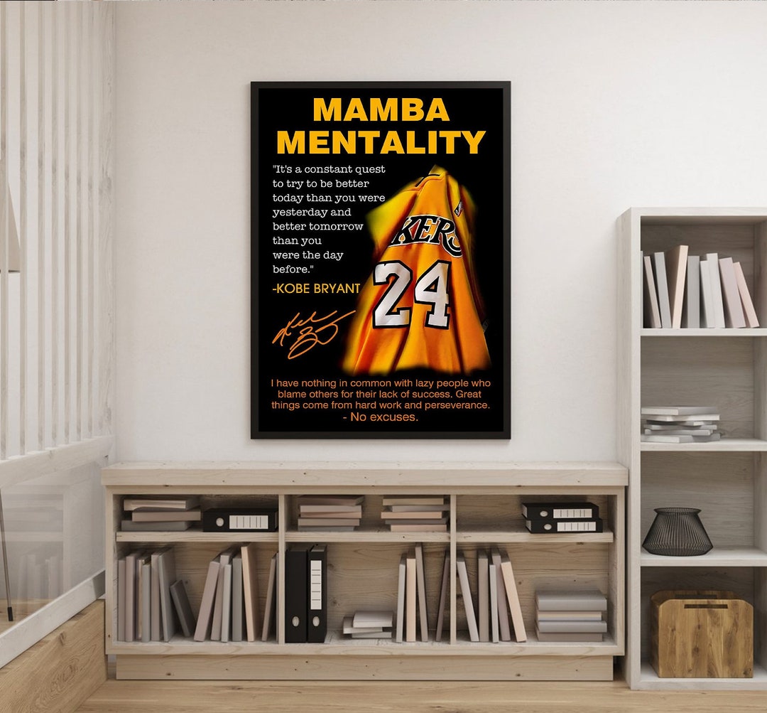 Kobe Bryant Inspirational Quotes Posters, Posters Deco Home, Gift Fans ...