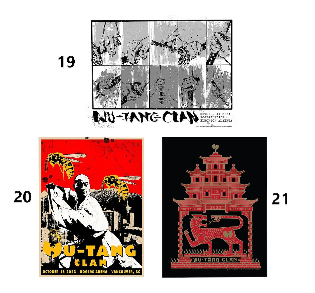 Custom Wu-tang Clan Forever for Show in Portland October 17 - Etsy