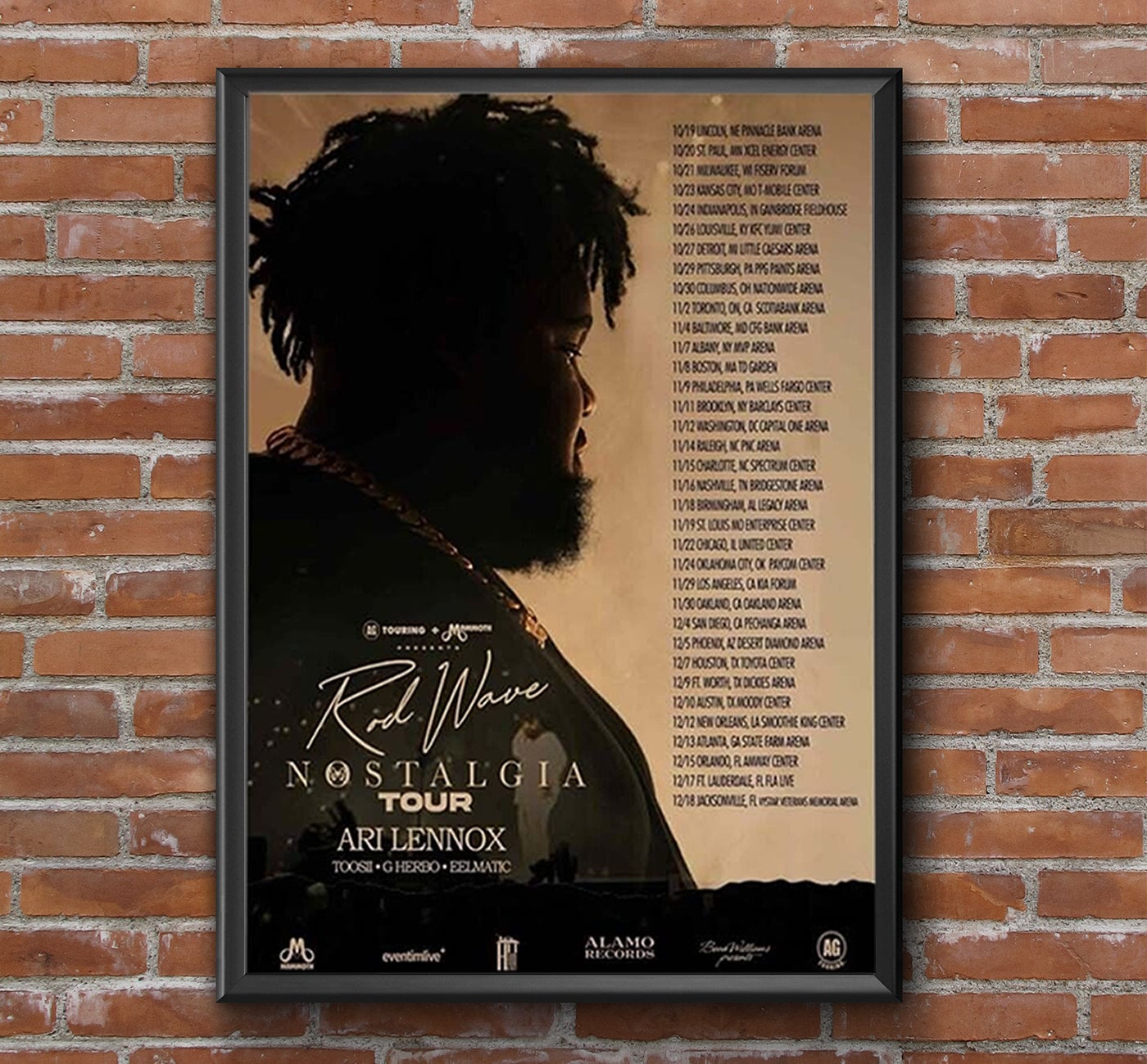 Rod Wave Nostalgia 2023 Tour Poster sold by Julianne Genica | SKU ...