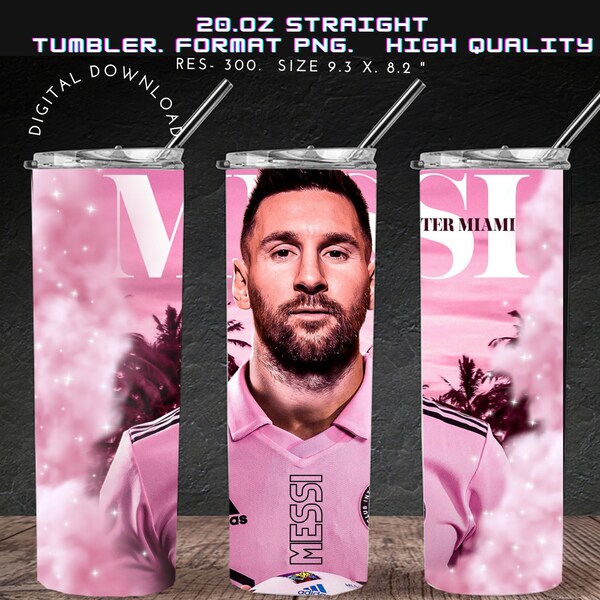 Messi Miami Png - Etsy UK
