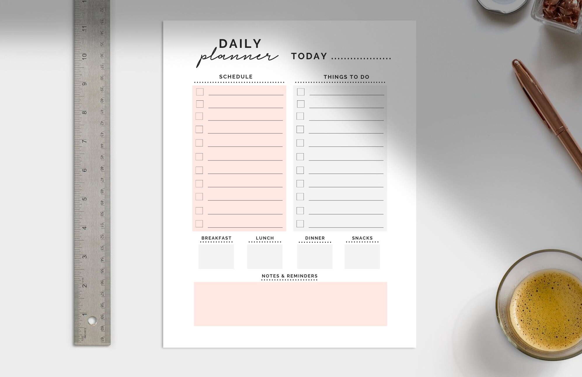 Daily Weekly Monthly Fillable Planner Chore Chart and - Etsy Australia