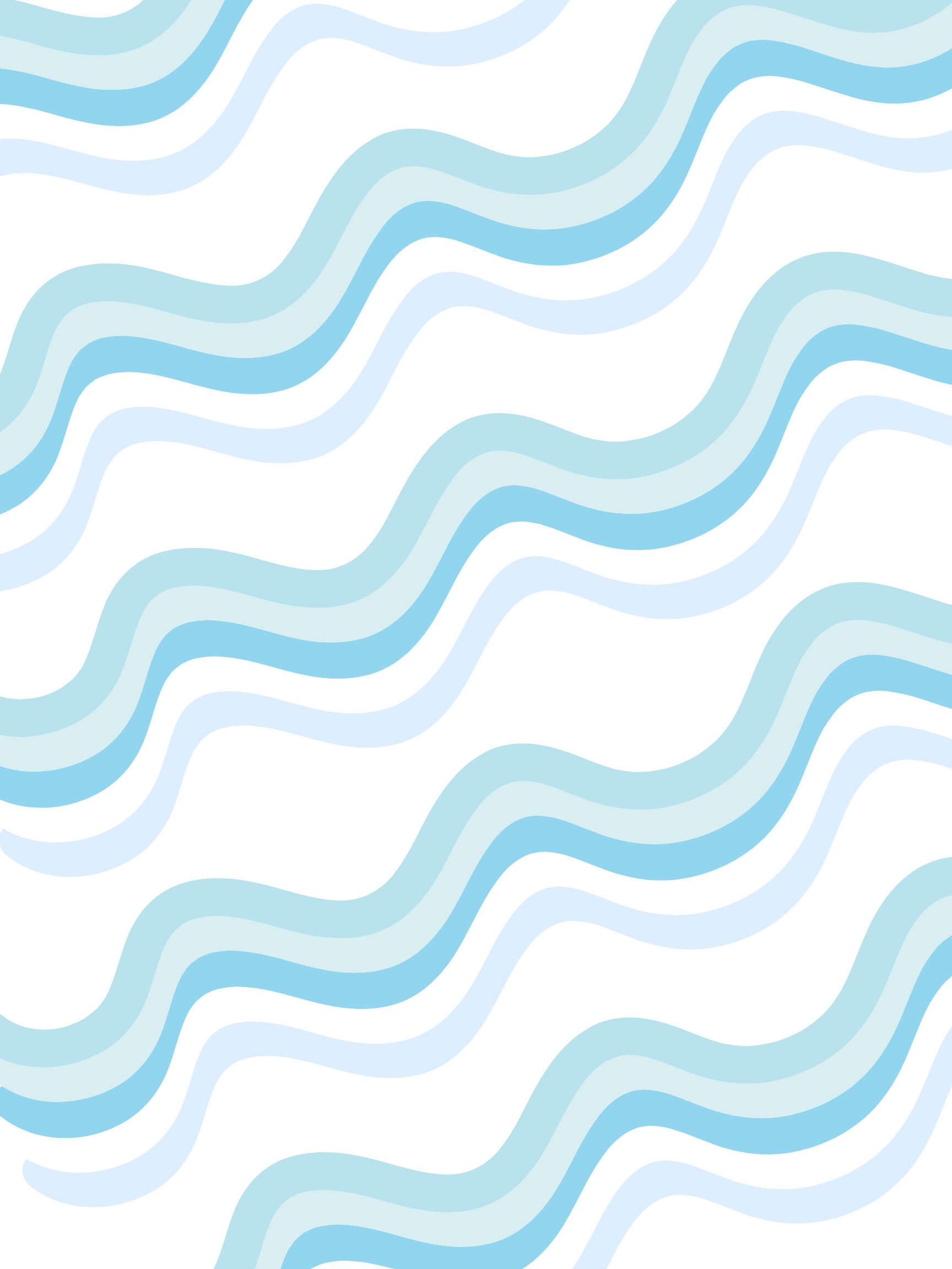 Blue Wavy Lines