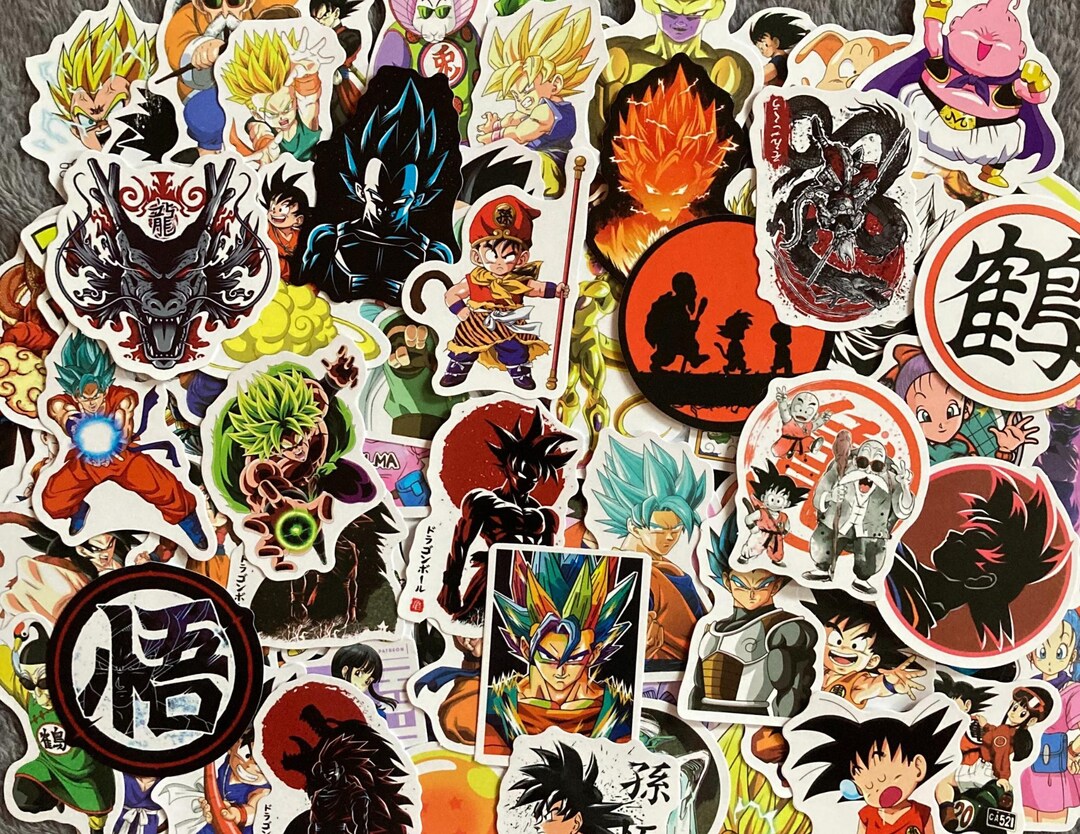 Dragon Ball Anime Stickers Goku Saiyan Anime Stickers waterproof ...