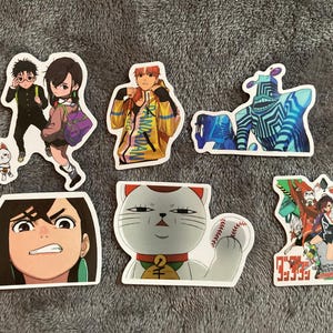 Dandadan Anime Stickers | Black and White and Colored Aesthetic ...