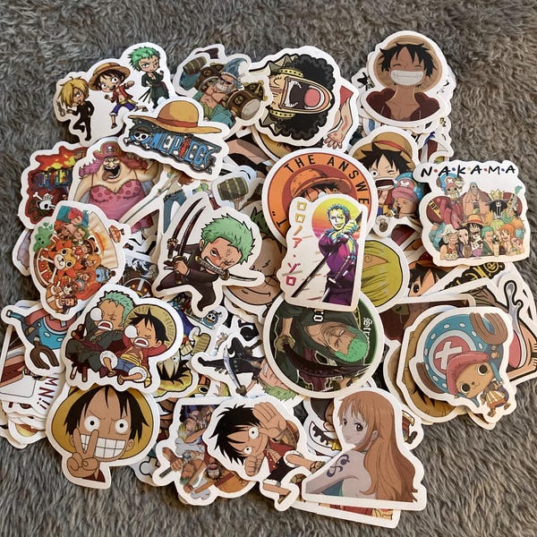 One Piece Vinyl Stickers - Etsy