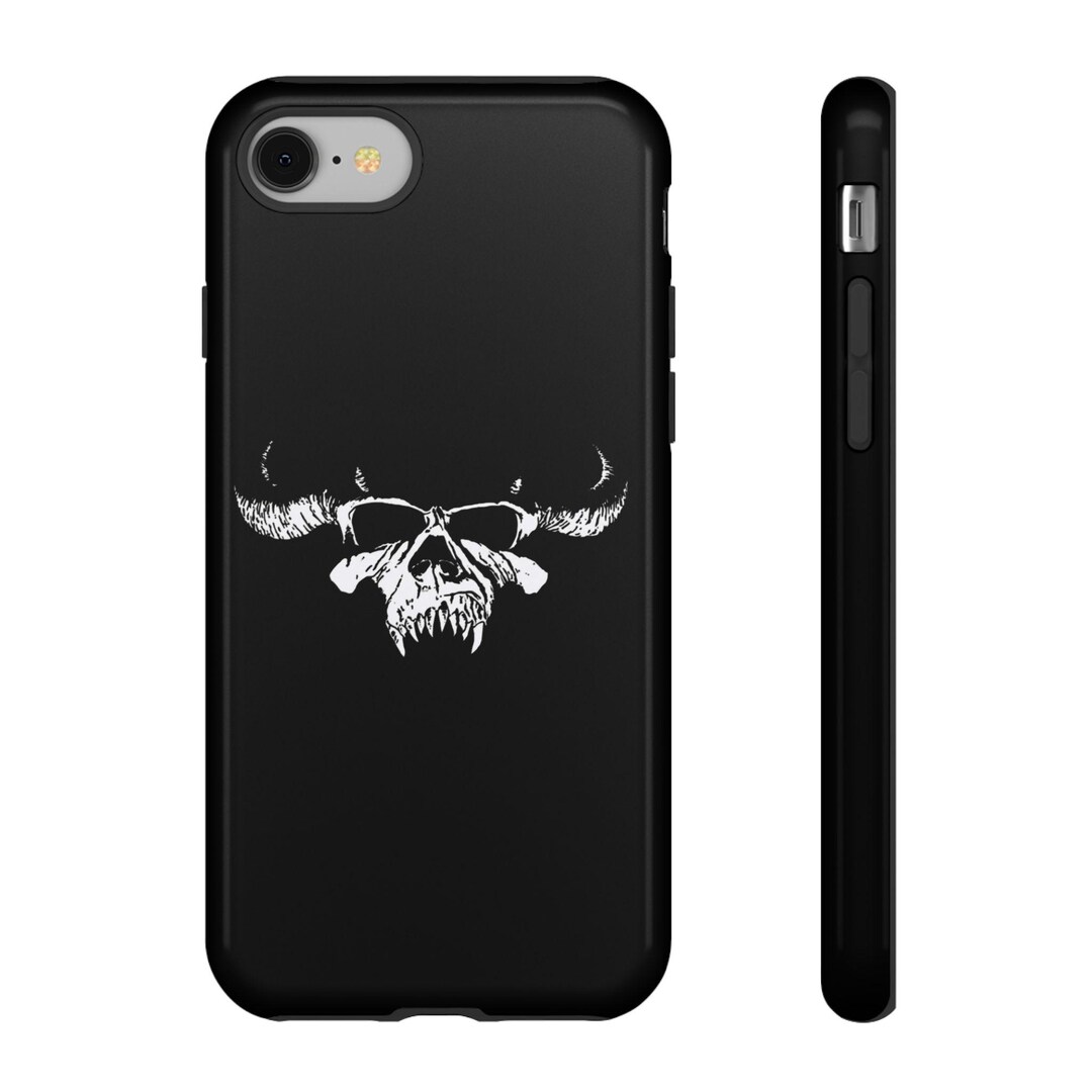 Skull With Horns, Danzig Classic,tough Cases, Misfits,goth Design - Etsy