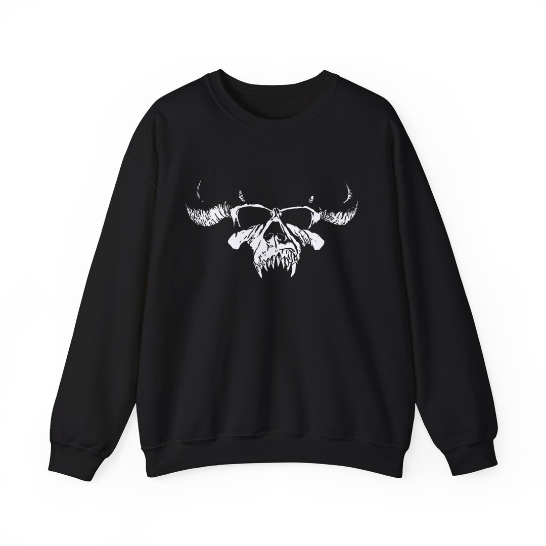 Skull With Horns, Danzig Classic, Unisex Heavy Blend™ Crewneck ...