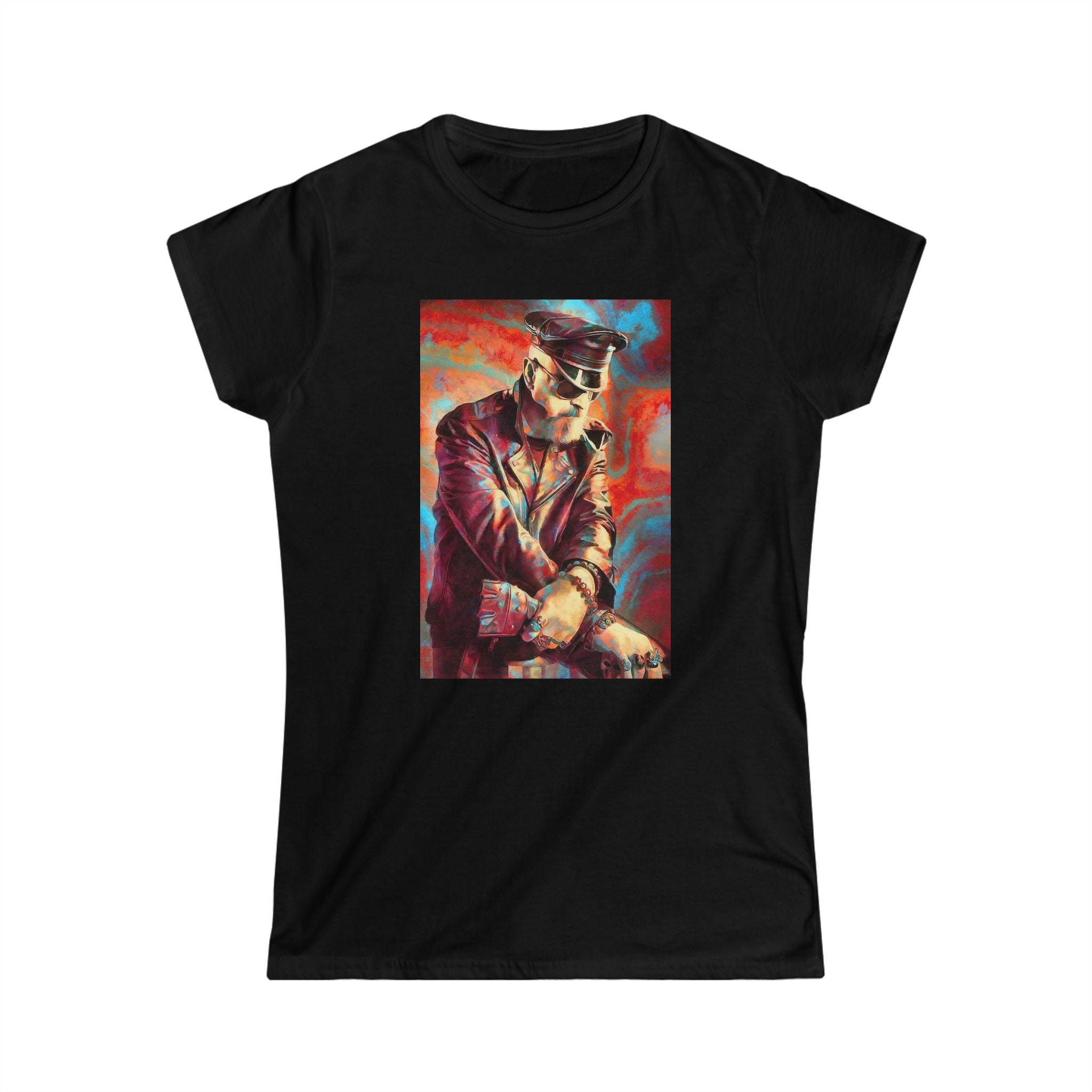 Metal God Tee, Rob Halford Shirt, Tattoo Tee, Womens Tee, Graphic Art ...