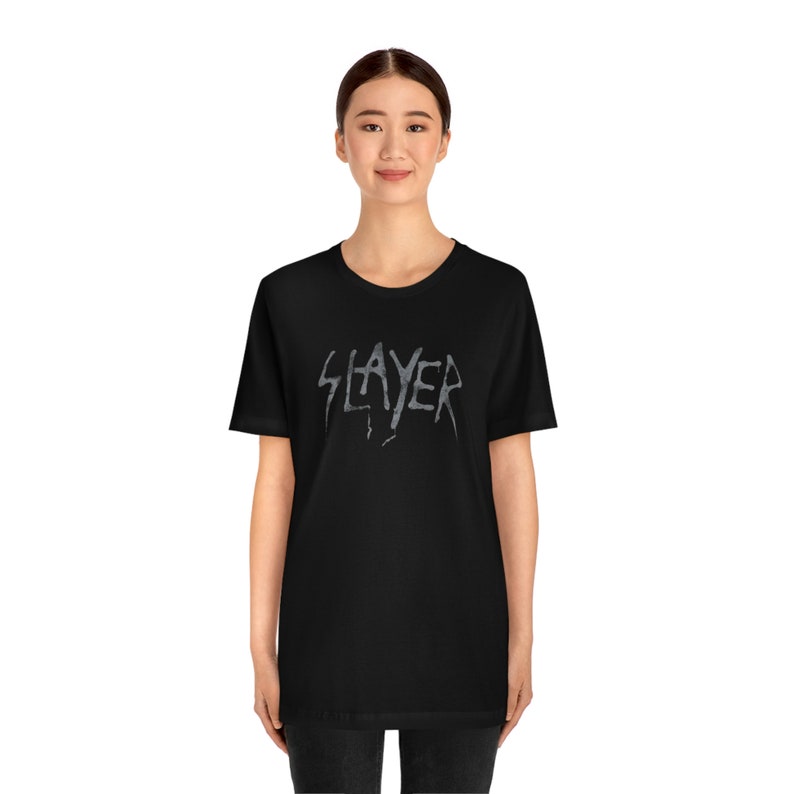 Slayer Shirt, Metal Music Lover, Goth Design, Unisex Jersey Short ...