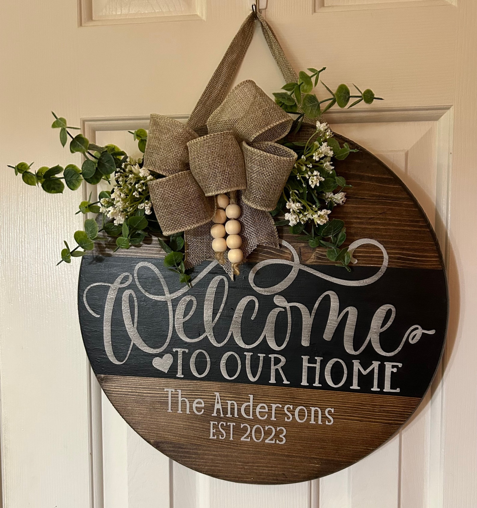 Welcome Front Door Decor - Etsy