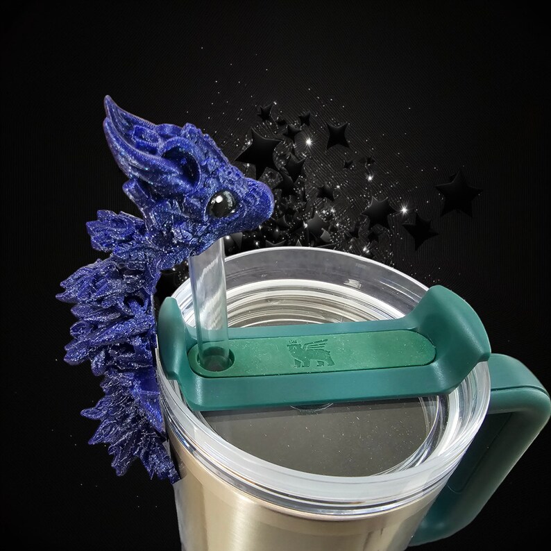 Lunar Dragon Straw Topper Stanley 30 Oz or 40oz Straw Topper Fits 10mm ...