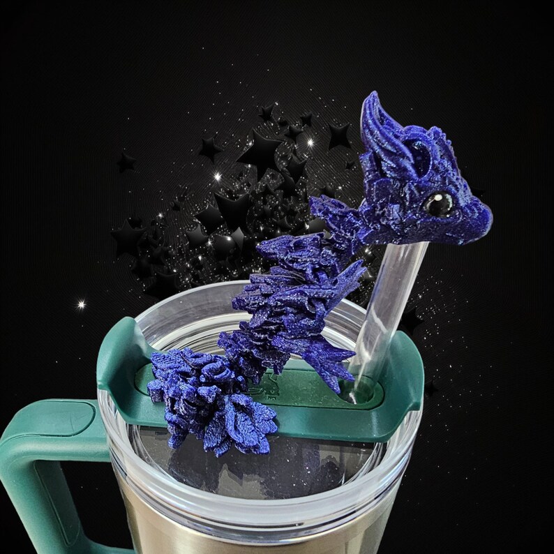 Lunar Dragon Straw Topper Stanley 30 Oz or 40oz Straw Topper Fits 10mm ...