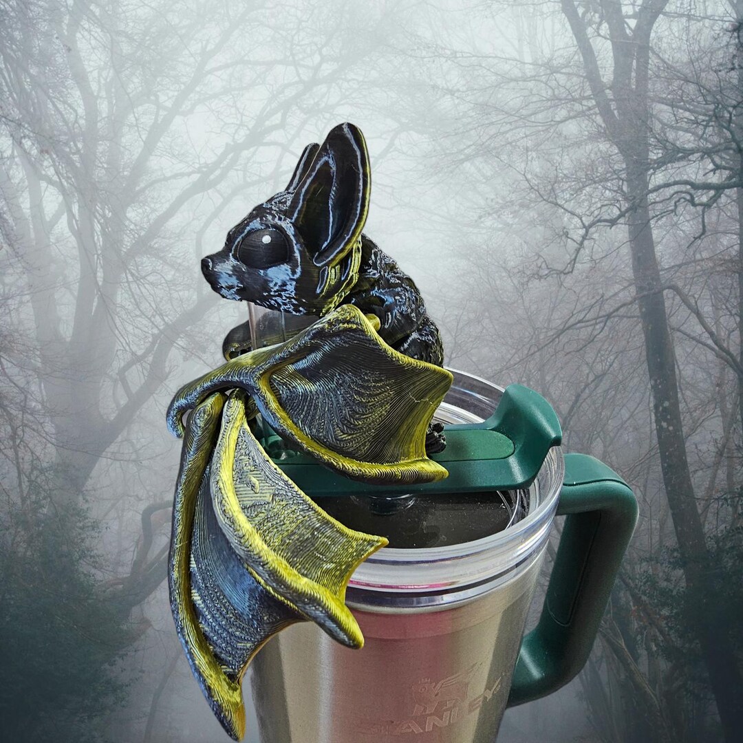 Halloween Bat Straw Topper * Stanley or Brumate 30 Oz / 40oz Straw ...