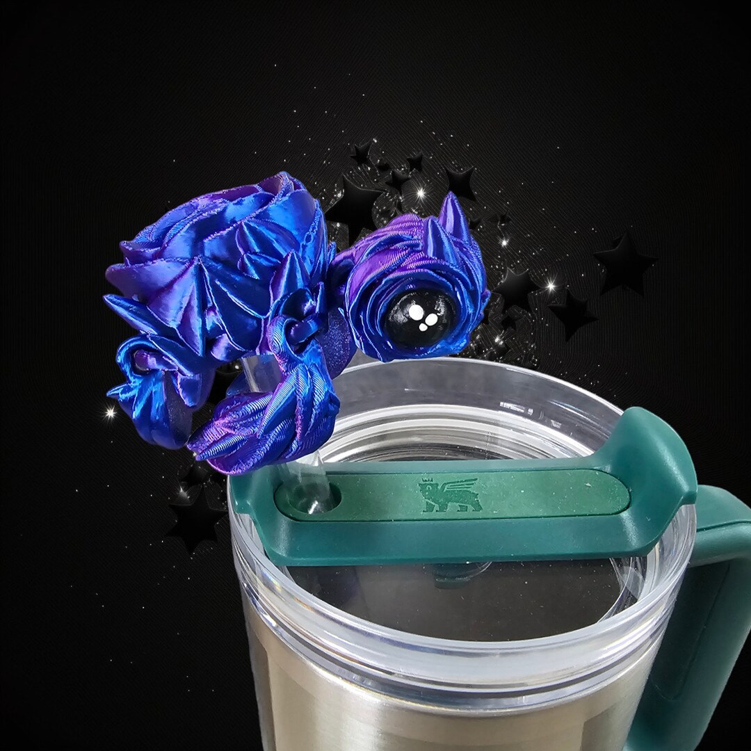 Rose Turtle Straw Topper * Stanley or Brumate 30 Oz or 40oz Straw ...