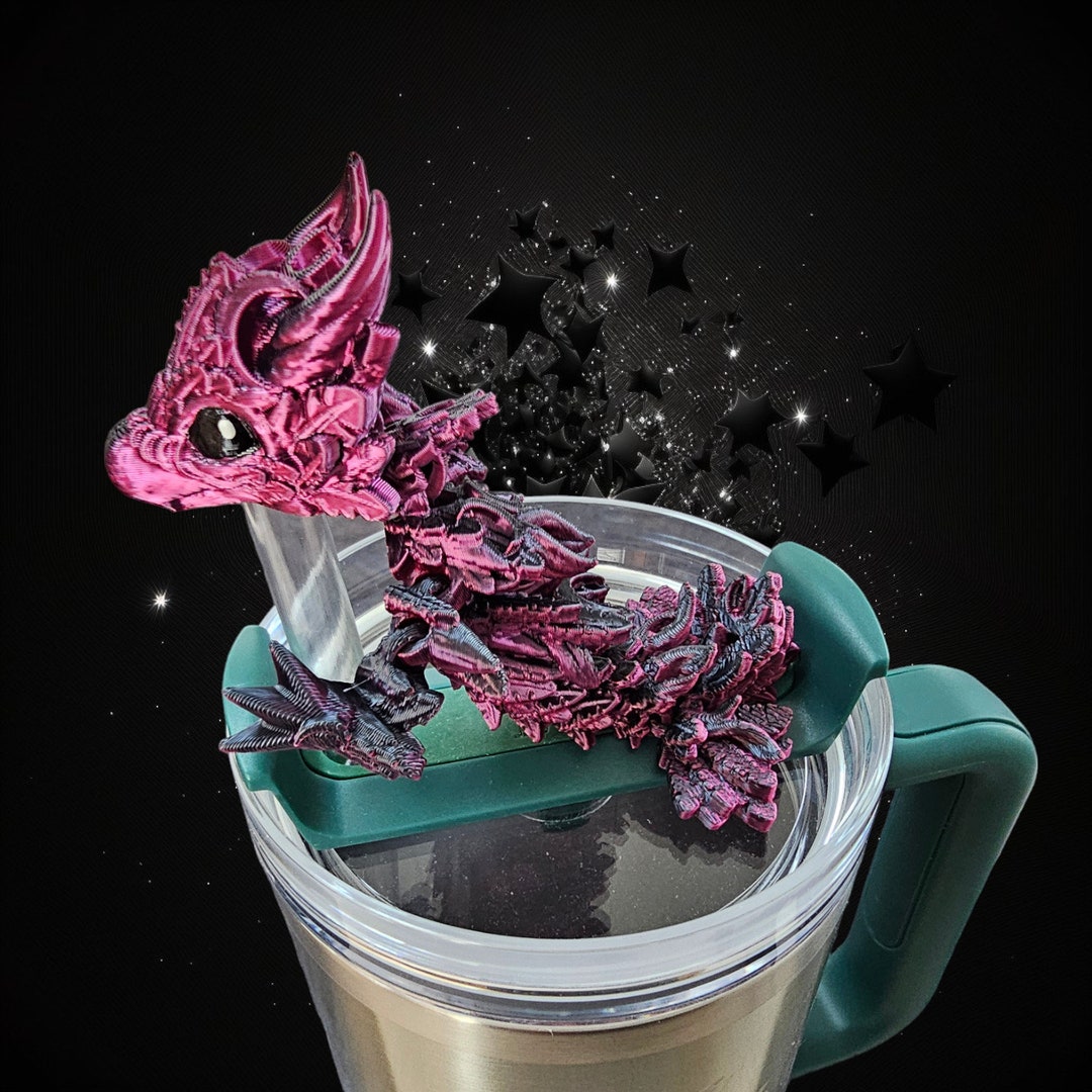 Lunar Dragon Straw Topper * Stanley or Brumate 30oz or 40oz Straw ...