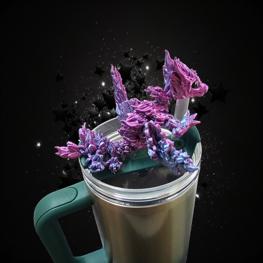 Phoenix Dragon Straw Topper * Stanley or Brumate 30 Oz or 40oz Straw ...