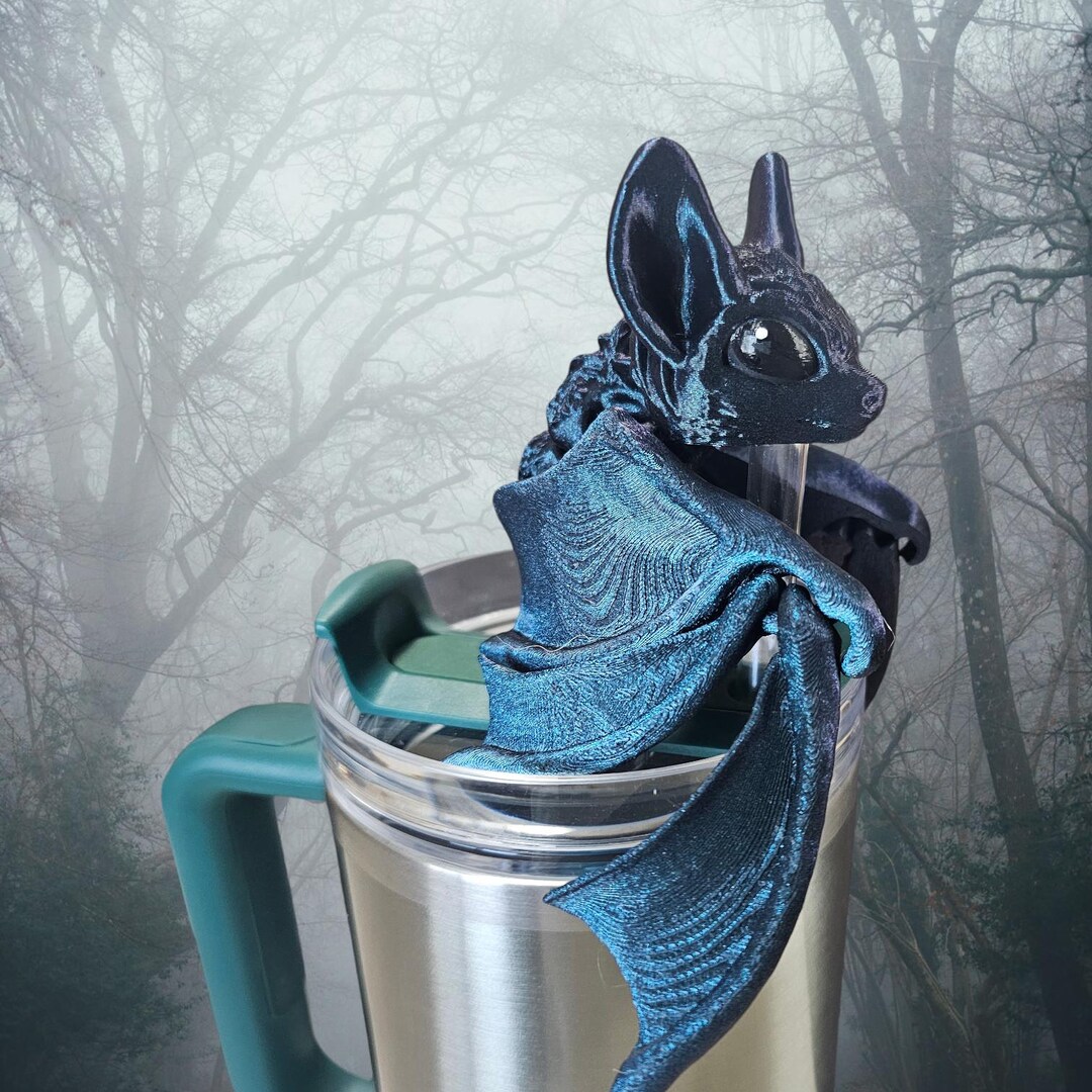 Halloween Bat Straw Topper * Stanley or Brumate 30 Oz / 40oz Straw ...