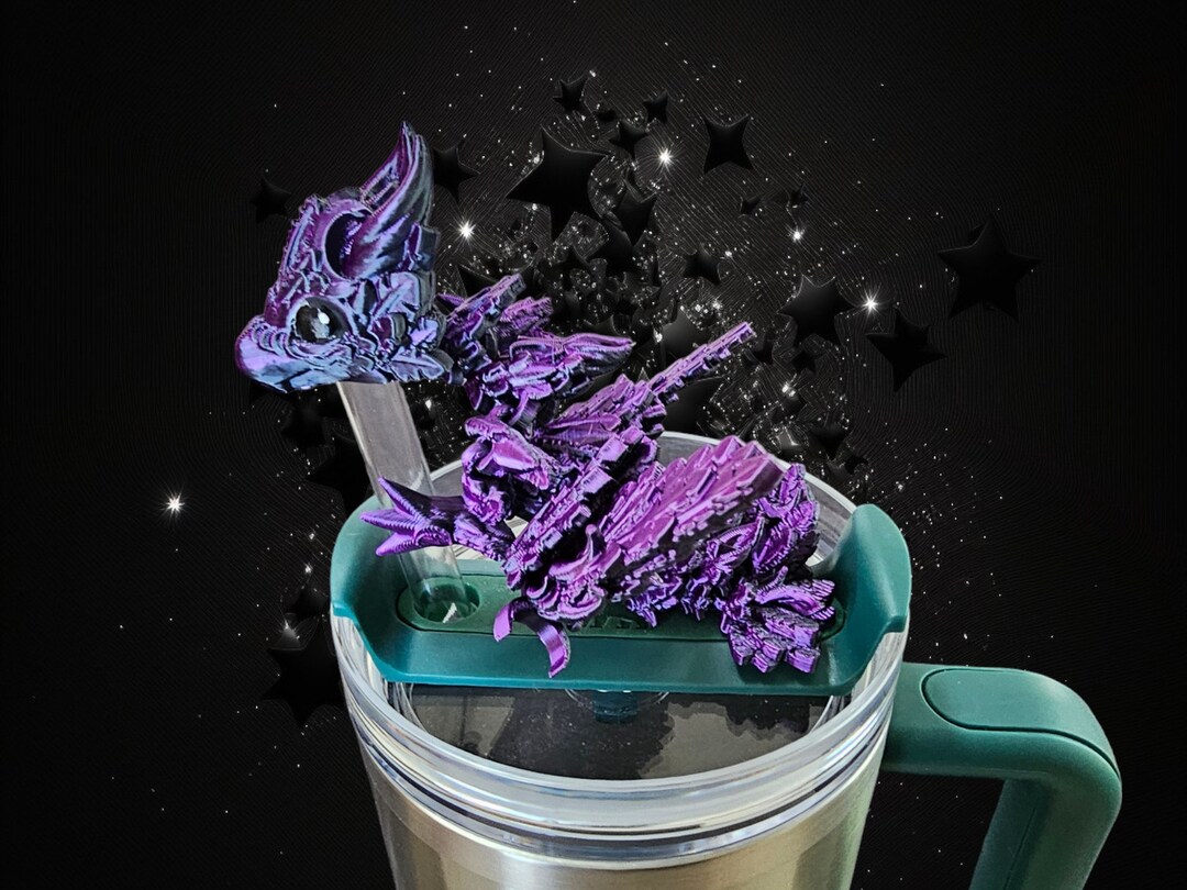 Lunar Wing Dragon Straw Topper Stanley 30 Oz or 40oz Straw Topper Fits ...