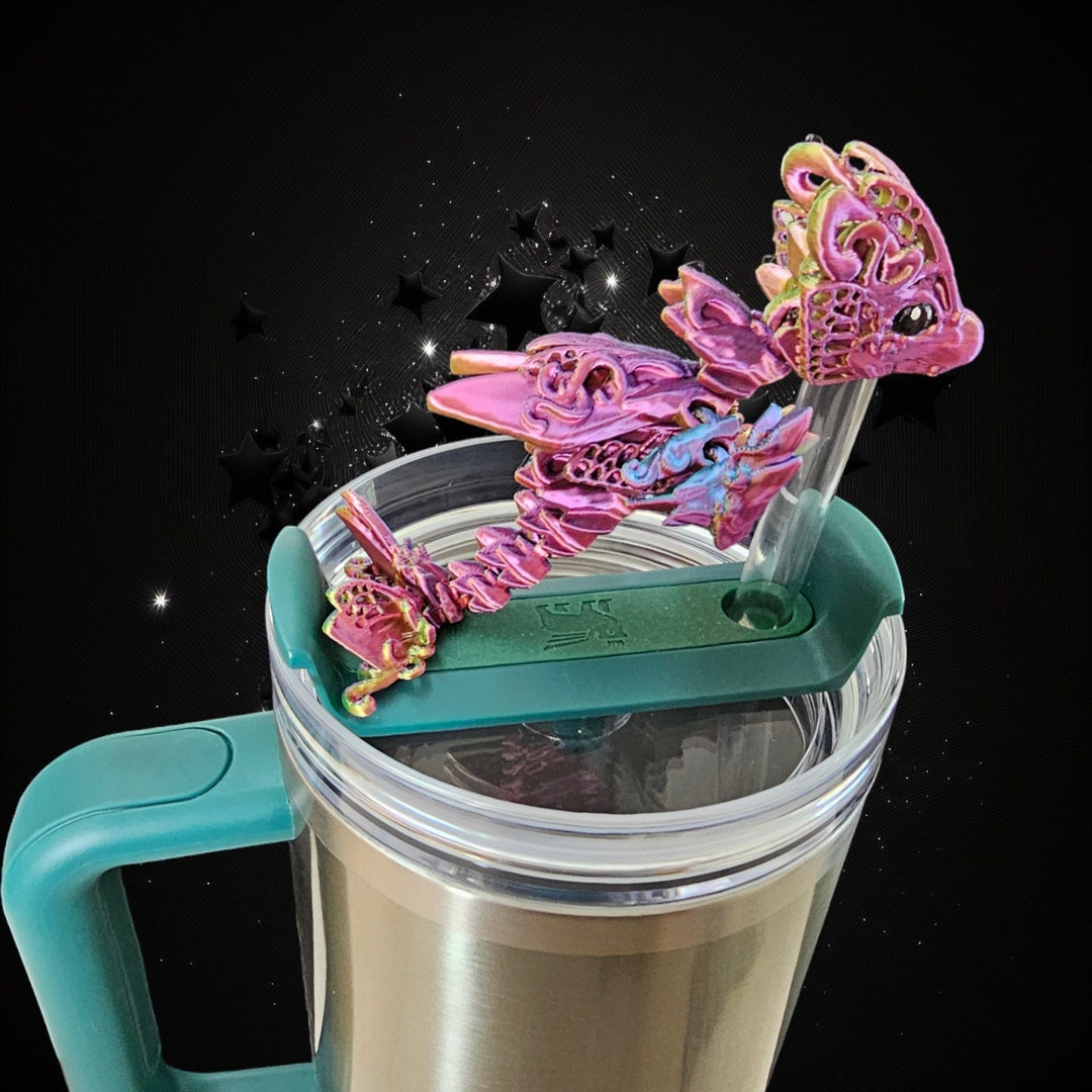 Butterfly Dragon Straw Topper * Stanley or Brumate 30 Oz or 40oz Straw ...