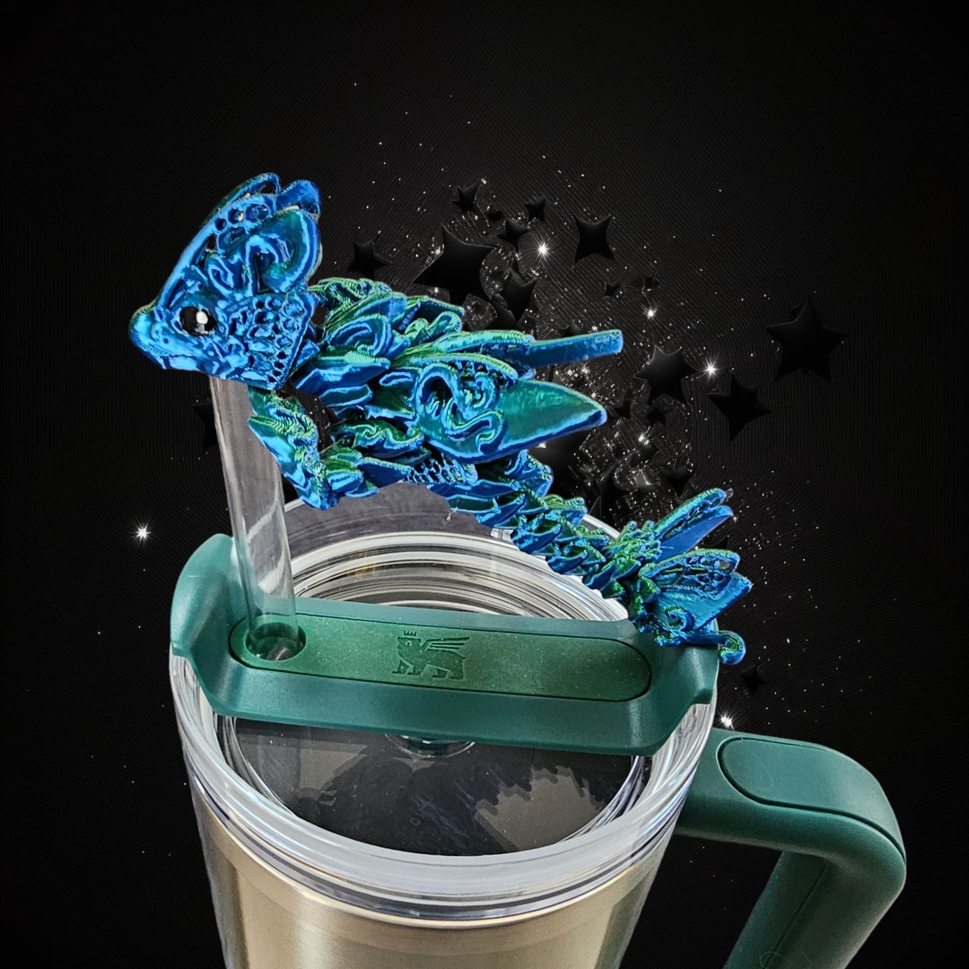 Butterfly Dragon Straw Topper * Stanley or Brumate 30 Oz or 40oz Straw ...