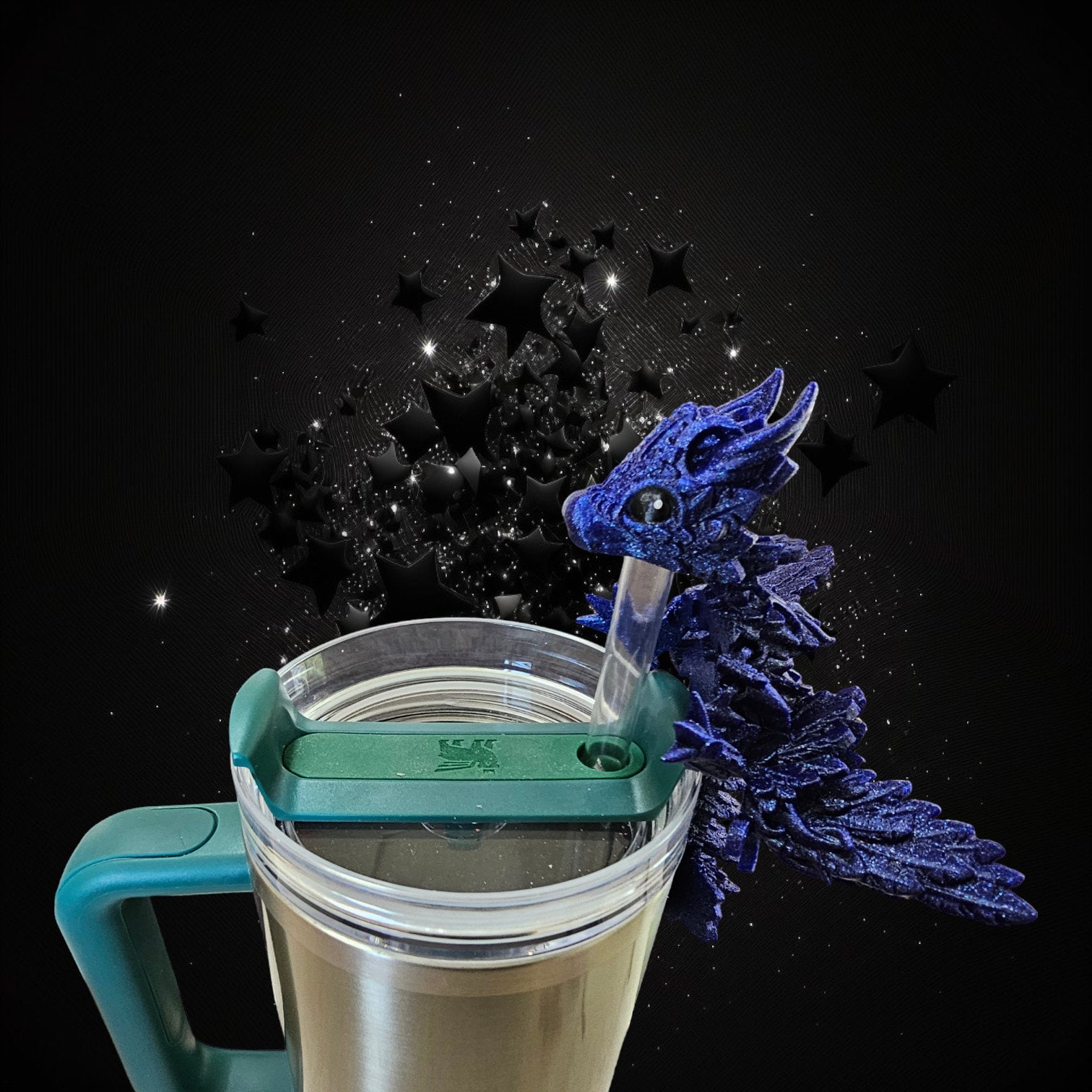 Lunar Wing Dragon Straw Topper Stanley 30 Oz or 40oz Straw Topper Fits ...