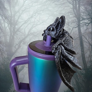 Halloween Bat Straw Topper * Stanley or Brumate 30 Oz / 40oz Straw ...