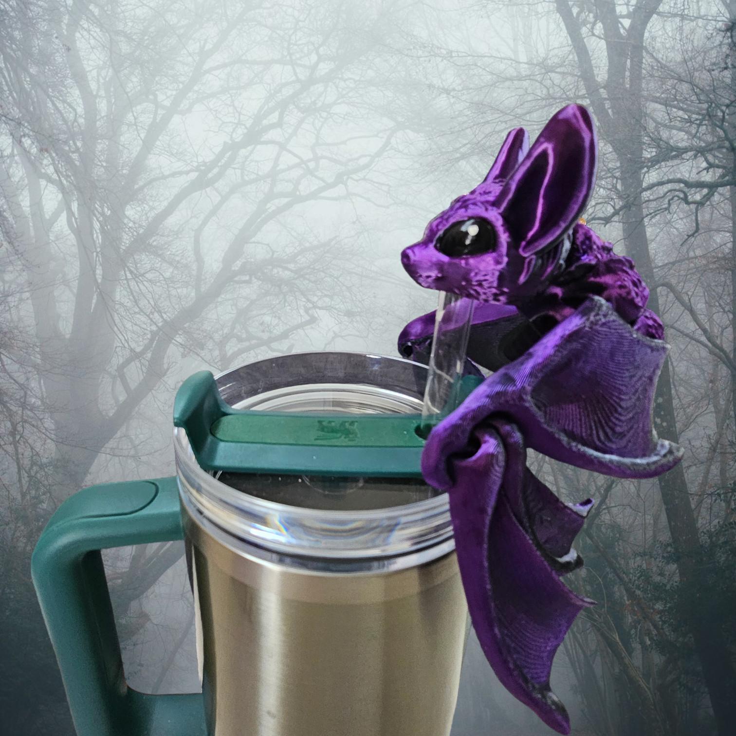 Halloween Bat Straw Topper * Stanley or Brumate 30 Oz / 40oz Straw ...