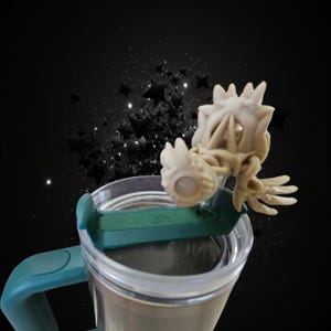 Skeleton Sea Turtle Straw Topper Stanley or Brumate 30 Oz or 40oz Straw ...