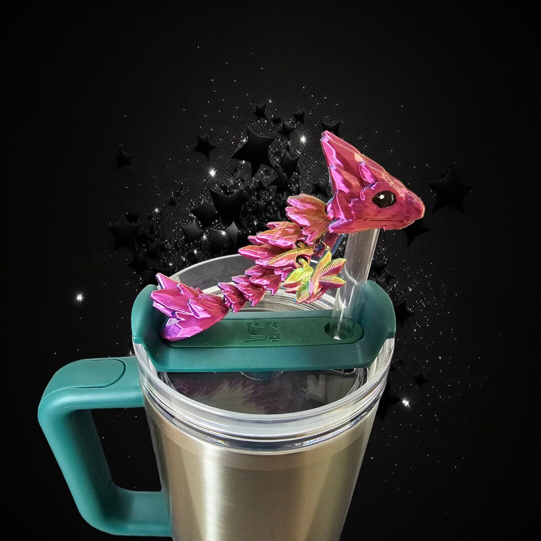 Gemstone Dragon Straw Topper Stanley 30 Oz or 40oz Straw Topper Fits ...