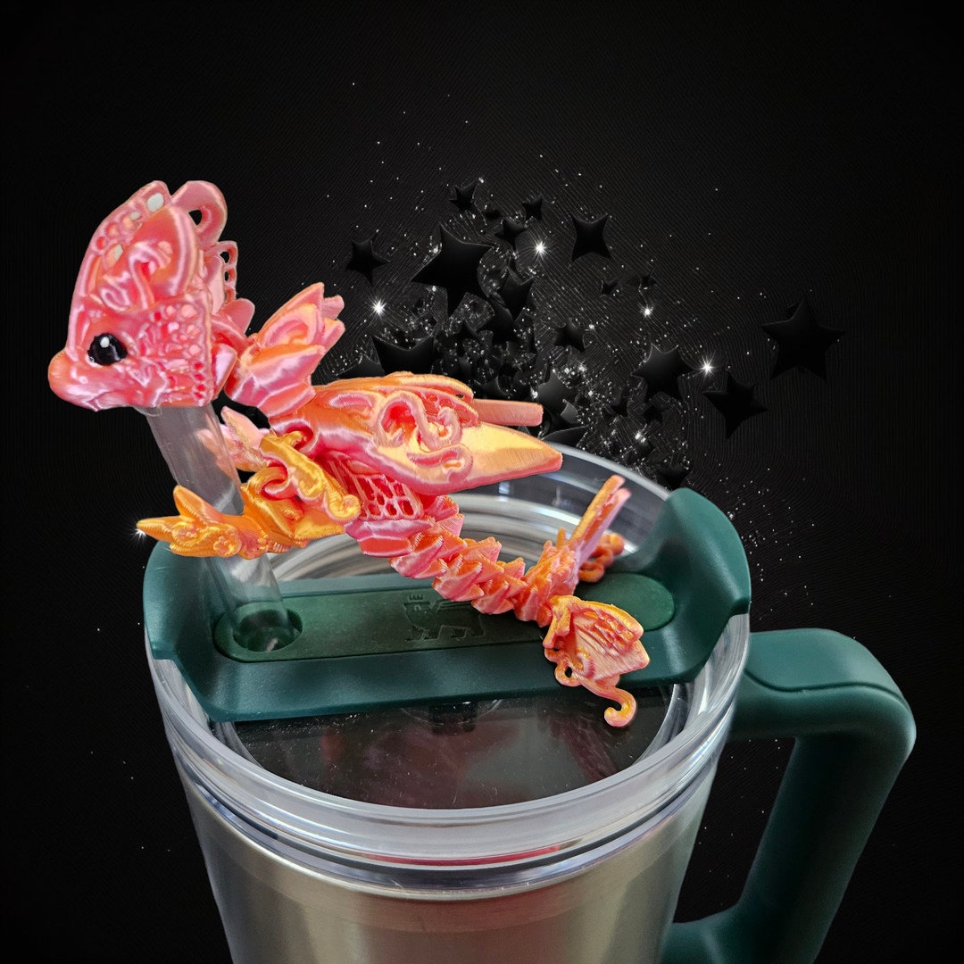 Butterfly Dragon Straw Topper * Stanley or Brumate 30 Oz or 40oz Straw ...