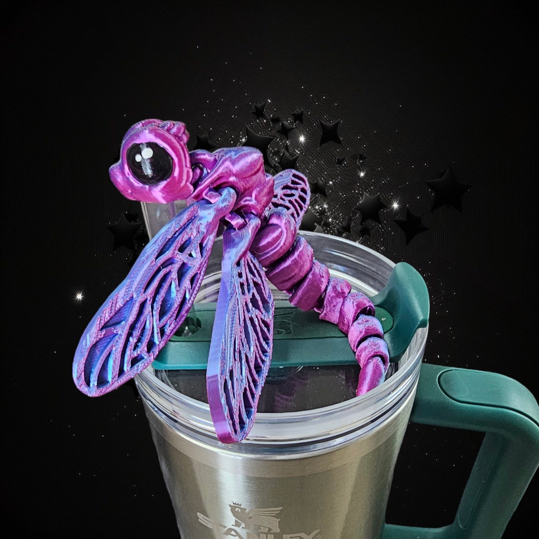 Dragonfly Straw Topper * Stanley or Brumate 30 Oz or 40oz Straw Topper ...