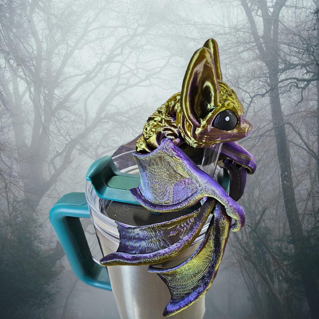 Halloween Bat Straw Topper Stanley or Brumate 30 Oz / 40oz Straw Topper ...