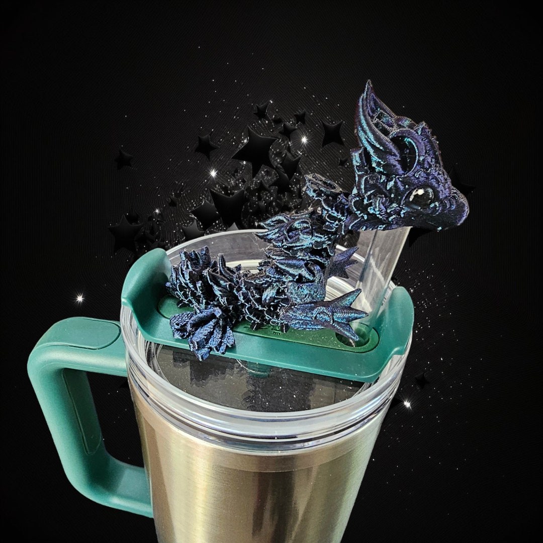 Lunar Dragon Straw Topper * Stanley or Brumate 30oz or 40oz Straw ...