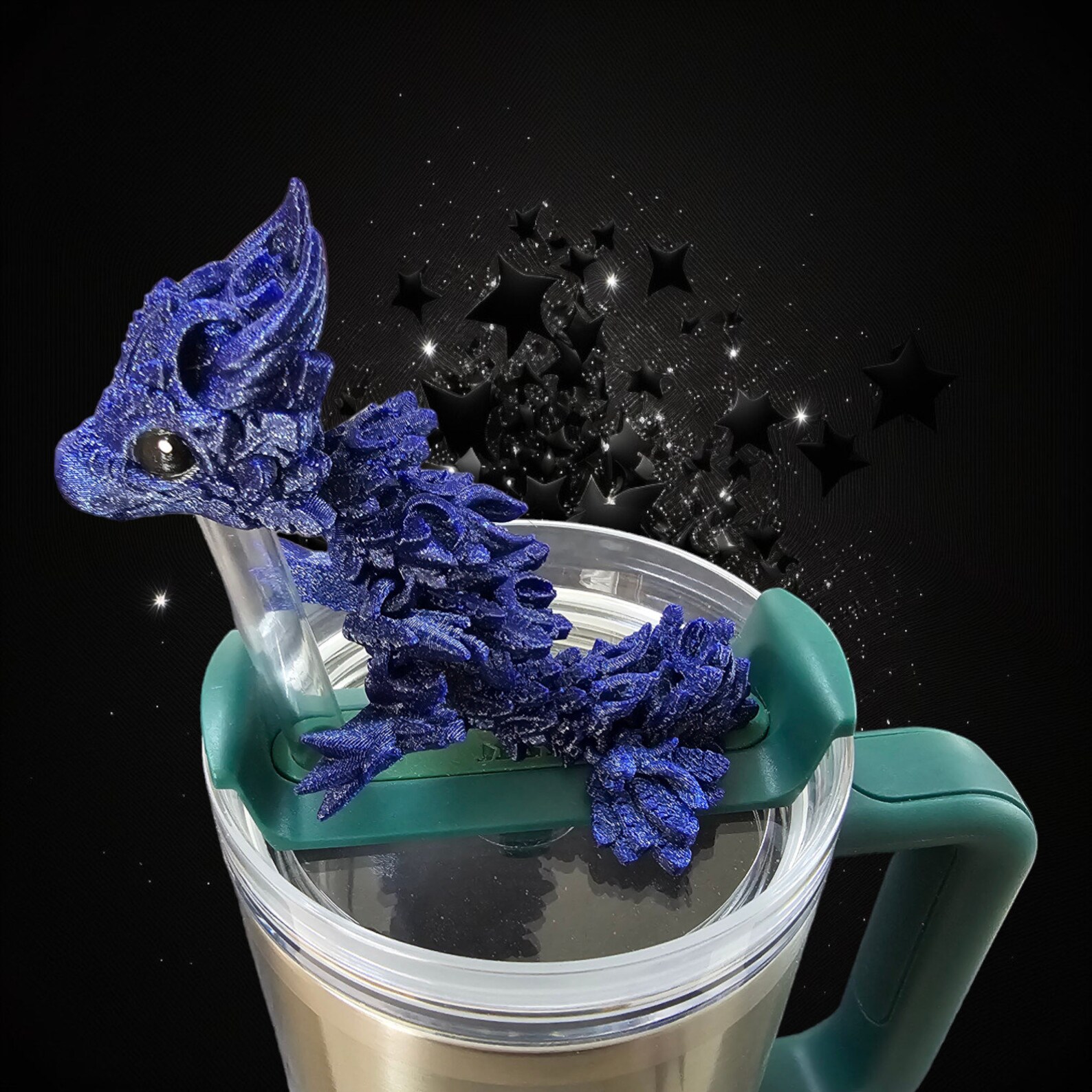 Lunar Dragon Straw Topper Stanley 30 Oz or 40oz Straw Topper Fits 10mm ...