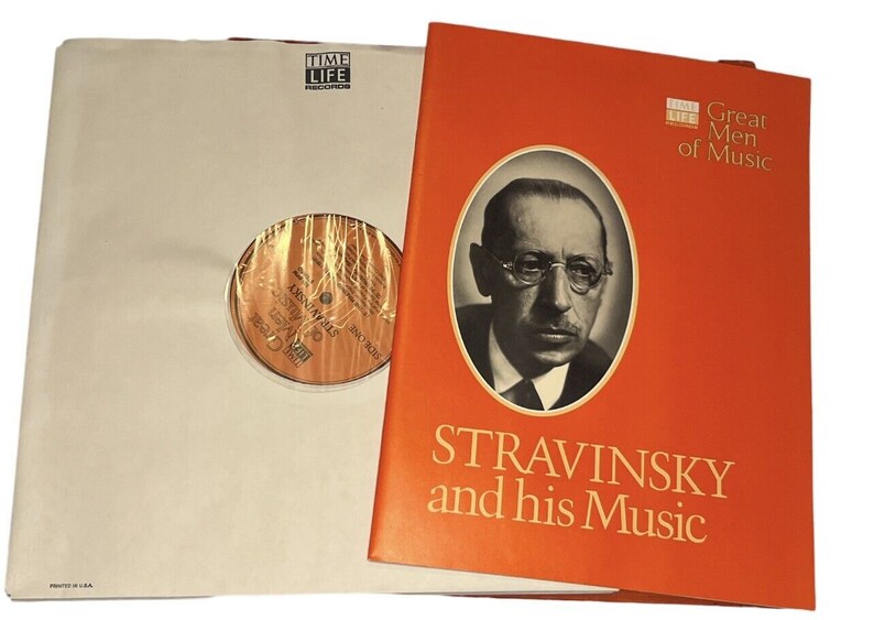 Time Life Great Men of Music 4 LP Box Set Igor Stravinsky Vinyl With ...