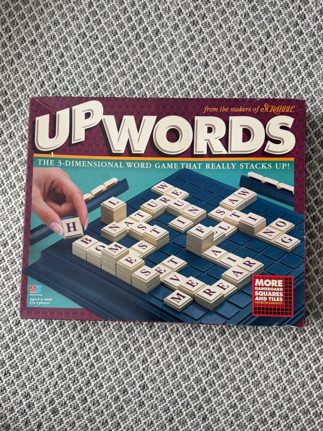 Milton Bradley 1997 Edition of the Upwords 3-dimensional Word Game. - Etsy