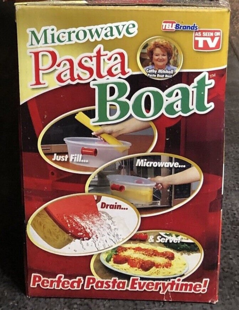 New Microwave PASTA BOAT Cooker as Seen on TV Perfect Pasta - Etsy