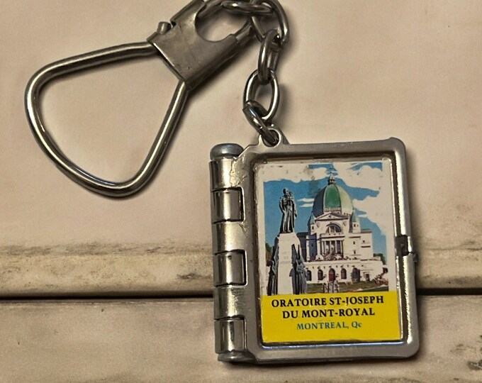 1960s Mini Postcard Accordion Keychains in the Shape of Small Books ...