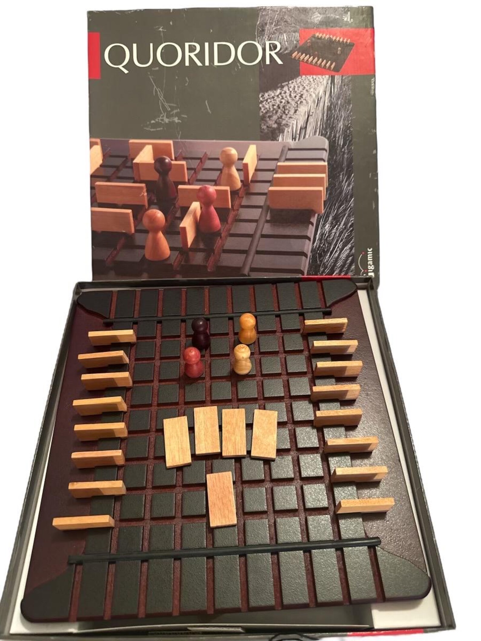 1997 Quoridor Maze Building Strategy Game by Gigamic Multilingual Rules ...