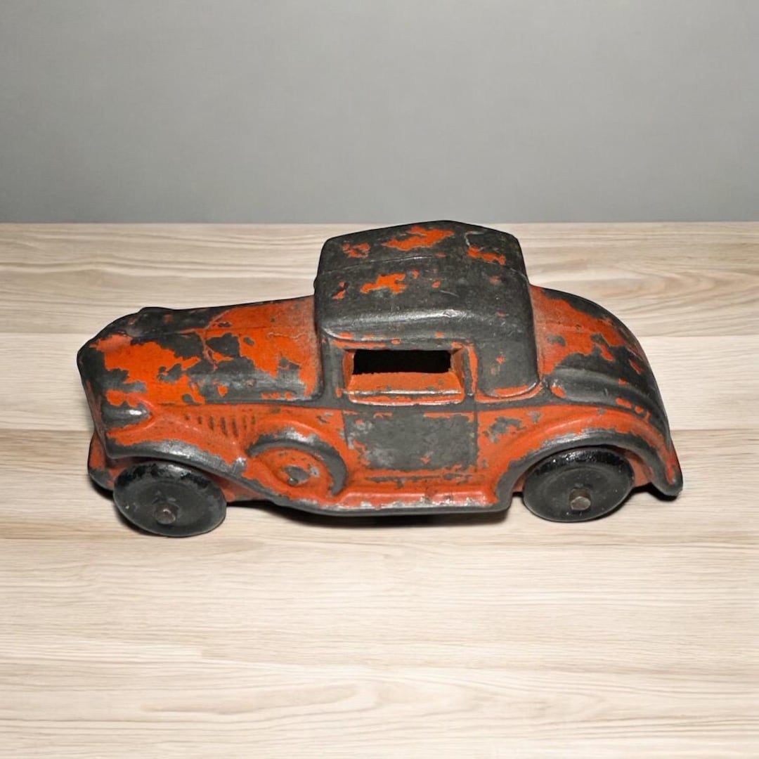 Vintage 1930’s Cast Iron Toy Car - Etsy
