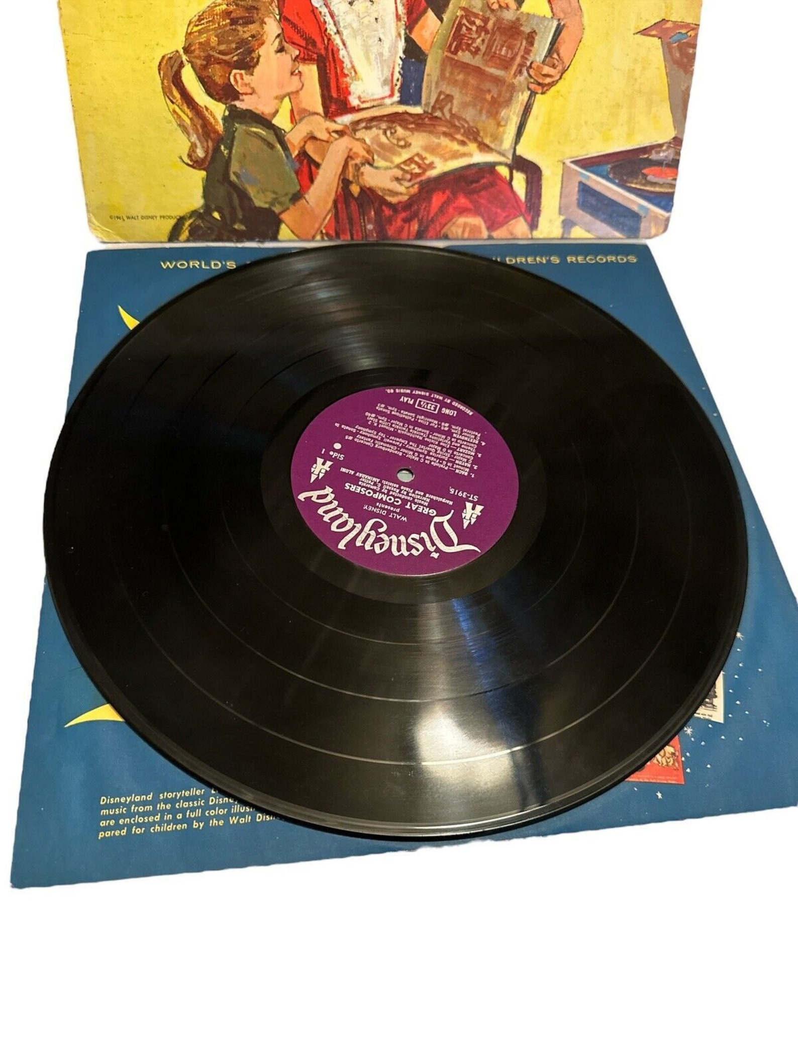 1961 WALT DISNEY PRESENTS the Great Composers Vinyl Disneyland Records ...