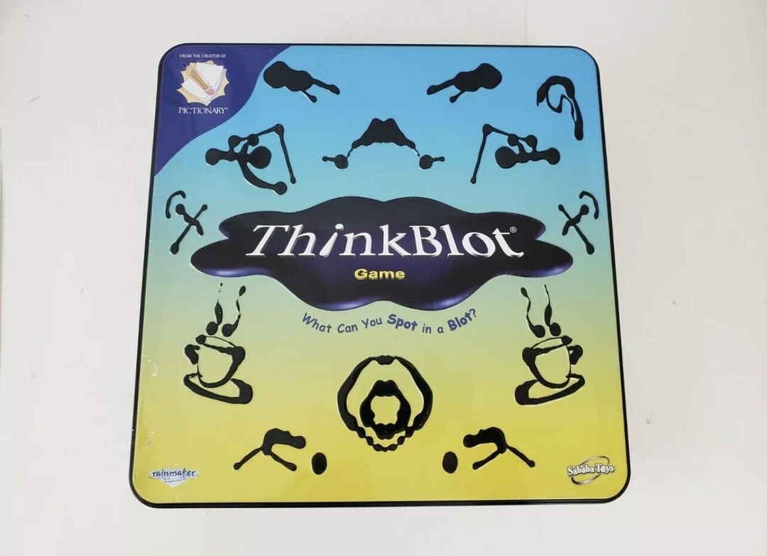 2004 Thinkblot Board Game by Sababa Toys Complete - Etsy
